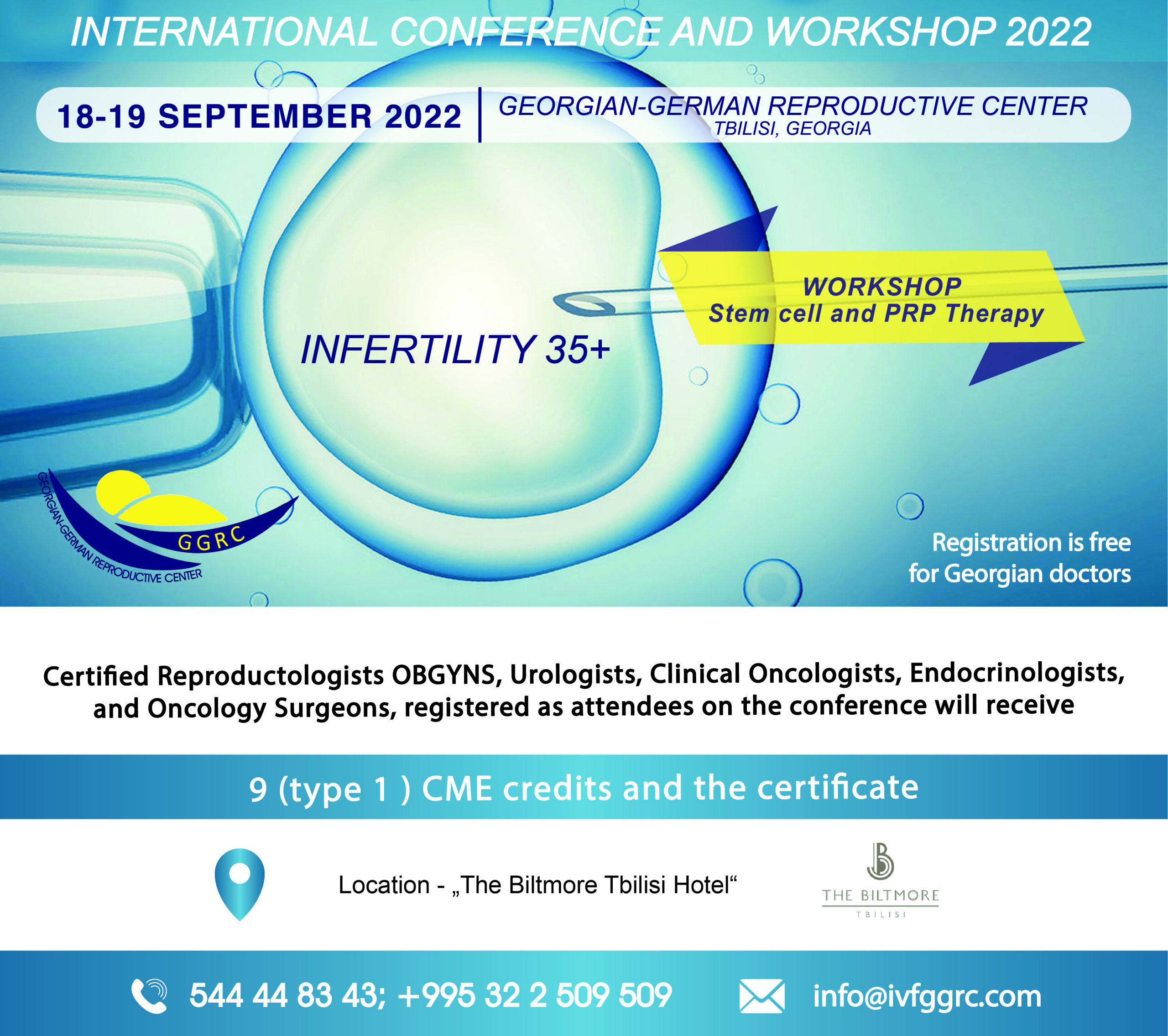 3rd International Conference, Tbilisi, September 18-19, 2022 - GGRC